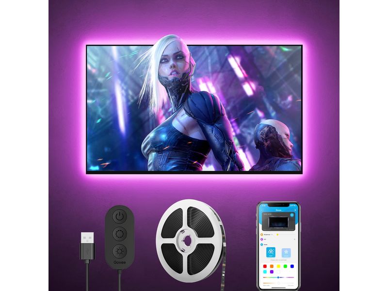 Govee TV LED Backlight, 46-60", RGB, BT | redrow.ch
